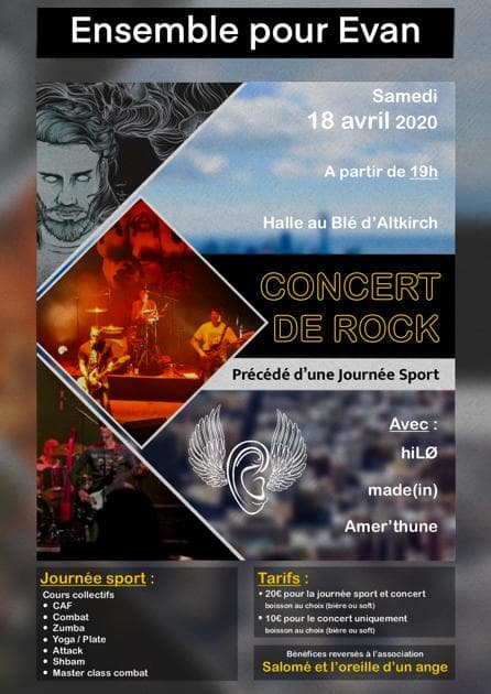 > SA 18 AVRIL 2020, JOURNÉE SPORT ET SOIRÉE CONCERT - Halle au Blé ...